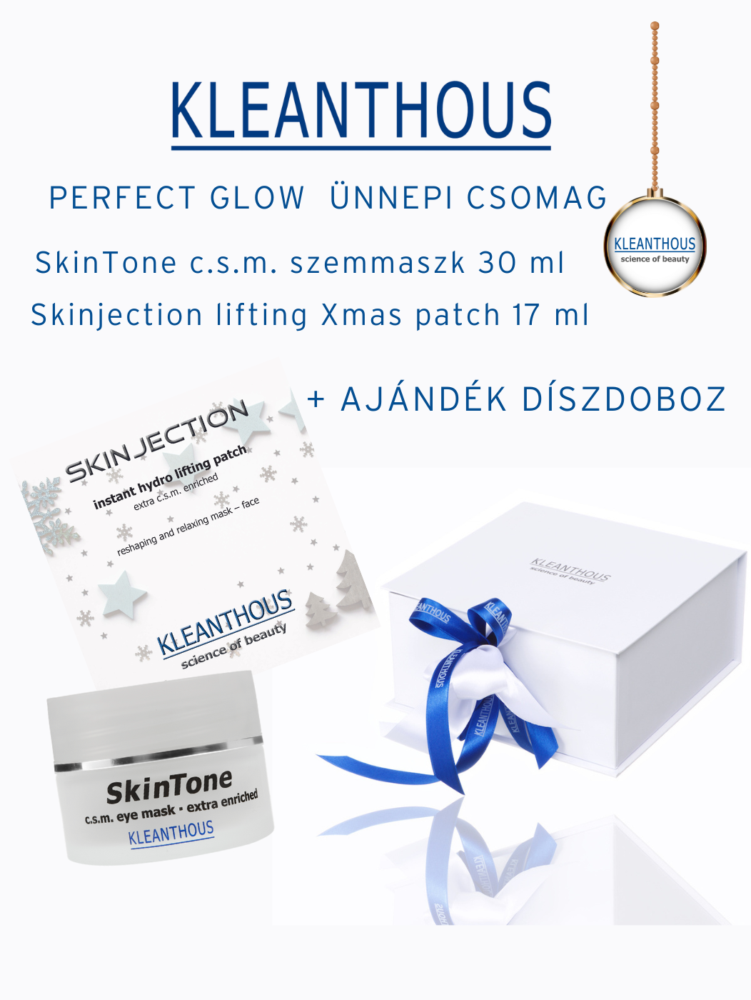 Ünnepi díszdoboz PERFECT GLOW - Kleanthous